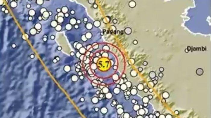 Gempa Terkini Guncang Sumbar Senin 5 Februari 2024, Info BMKG Magnitudo 5,7 SR - Tribunmanado.co.id