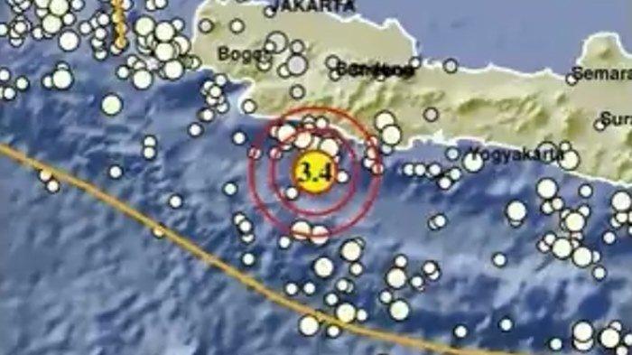 Gempa Terkini Guncang Garut Jabar Senin 1 Juli 2024, Info BMKG Magnitudo 3,4 - Tribunmanado.co.id
