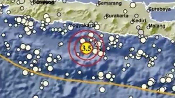 Gempa Terkini di Yogyakarta Senin 3 Juli 2023, Baru Saja Guncang di Laut, Info BMKG Magnitudonya ...
