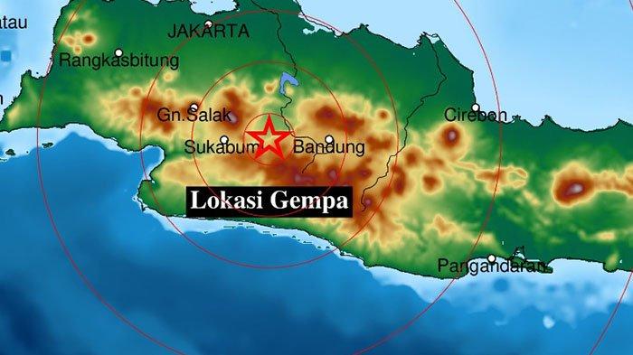 Gempa Terkini di Cianjur Jawa Barat, Info BMKG Senin 1 Januari 2024, Cek Titik Pusatnya ...