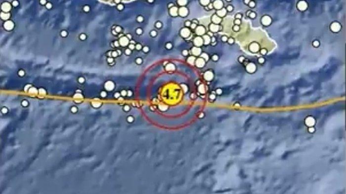 Gempa Terkini Siang Ini Minggu 18 Mei 2025, Baru Saja Terjadi di Laut, Info BMKG Magnitudo 4,7 ...