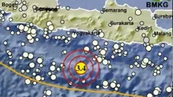 Gempa Bumi Terkini Selasa 18 Februari 2025, Info BMKG Baru Saja Terjadi Laut Yogyakarta ...