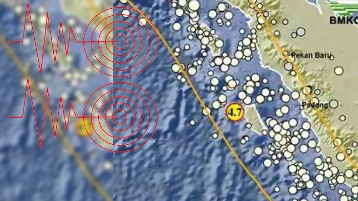 Gempa Baru Terjadi Sore Ini, Kekuatan M 4.7, Guncang Wilayah Mentawai Sumbar, Info BMKG ...