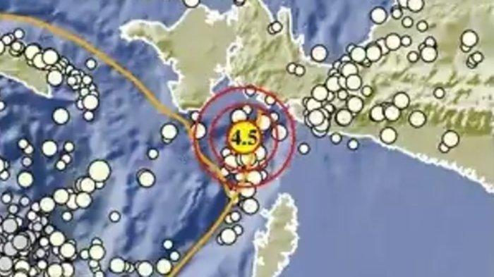 Gempa Terkini Selasa 9 Januari 2024, Info BMKG Magnitudo 4,5 SR - Tribunmanado.co.id