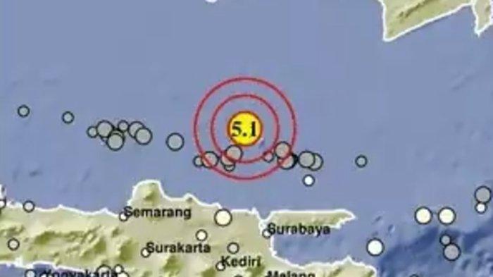 Gempa Terkini Sore Ini Rabu 17 April 2024, Info BMKG Guncang Jawa Timur Magnitudo 5,1 SR ...