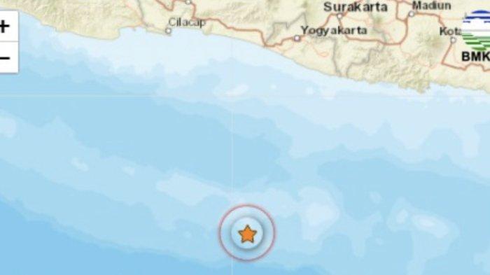 Gempa Bumi Guncang Yogyakarta Jumat 30 Juni 2023, Pusat Guncangan di Laut, Info BMKG ...