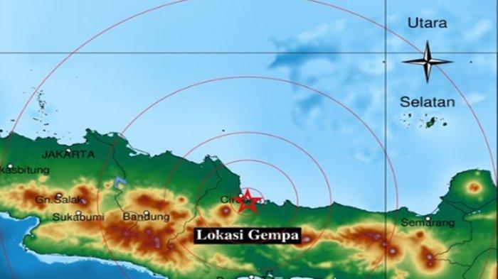 Gempa Bumi Guncang Jawa Barat Kamis 15 Juni 2023, Pusat Guncangan di Darat, Info Terkini BMKG ...