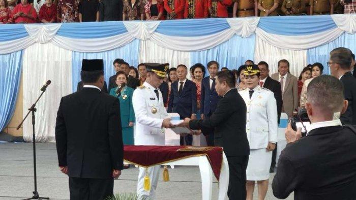 Foto-foto Welly Titah - Anisya Bambungan Sah Dilantik jadi Bupati dan ...