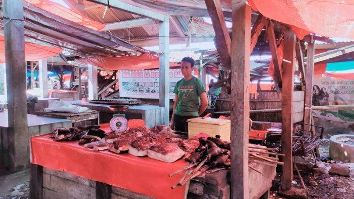 Harga Daging Babi di Pasar Langowan Minahasa Sulawesi Utara Turun ...