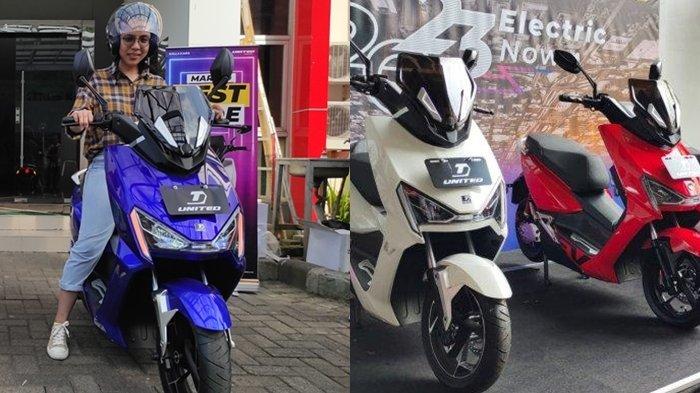 Harga Motor Listrik United, Punya Tiga Mode Berkendara - Tribunmanado.co.id