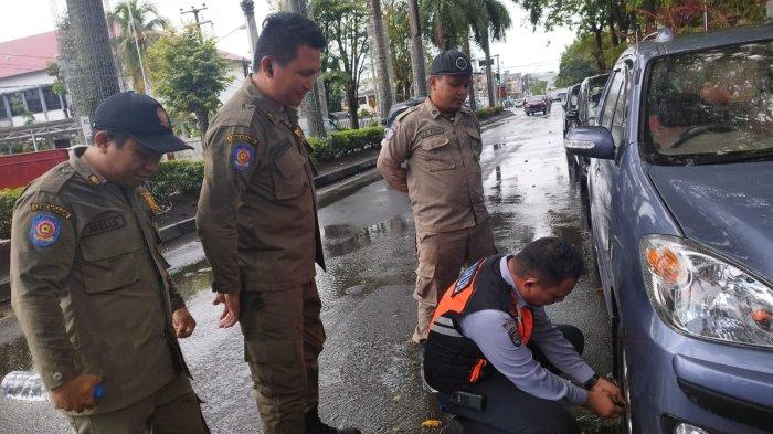 90 Kendaraan Milik ASN dan THL di Pemkot Bitung Sulawesi Utara Digembosi - Tribunmanado.co.id