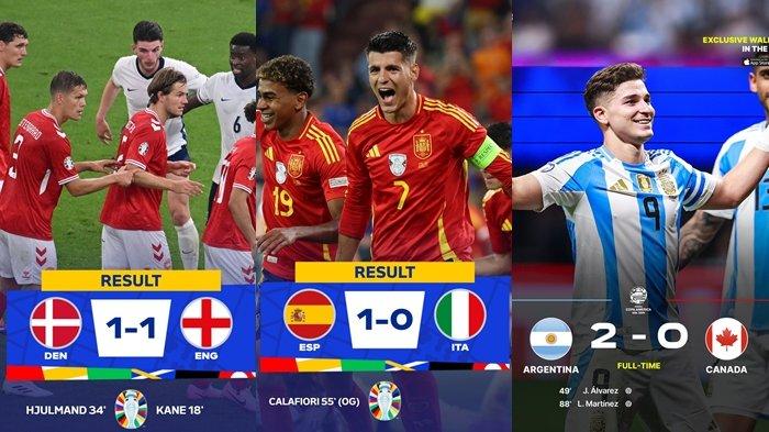 Hasil Bola Tadi Malam: Tim Grup C Main Imbang, Spanyol Hancurkan Italia ...