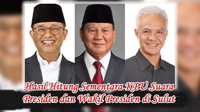 Hasil Hitung Sementara KPU Suara Presiden dan Wakil Presiden di Sulut: Prabowo-Gibran 74,46 ...