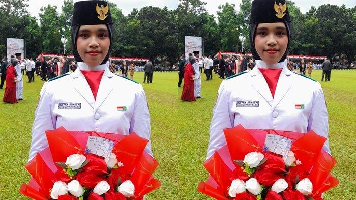 Profil Inayah Alhasni, Pembawa Baki Paskibraka Sulawesi Utara dari Kotamobagu - Tribunmanado.co.id