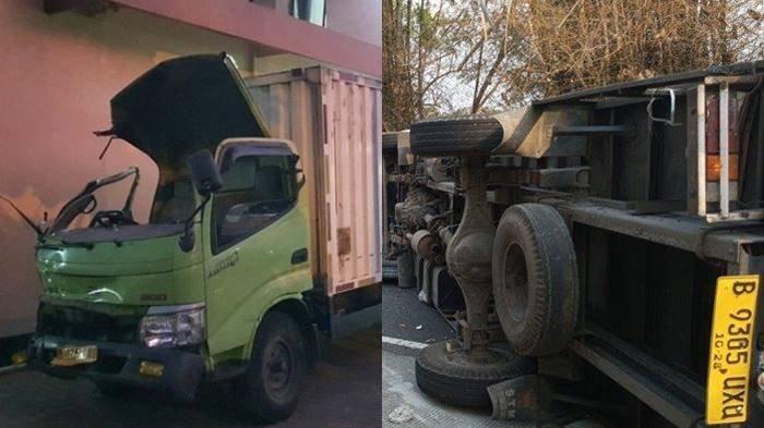 Kecelakaan Maut, Seorang Sopir Tewas, Truk Oleng Terbalik Lalu Tabrak ...