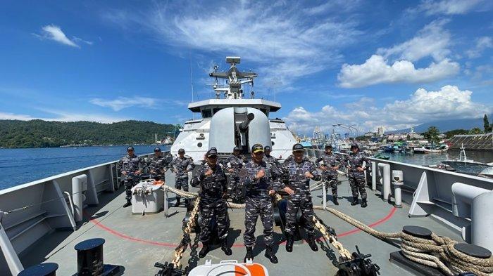 Kapal Perang Canggih Indonesia KRI Diponegoro Openship di Kota Bitung ...