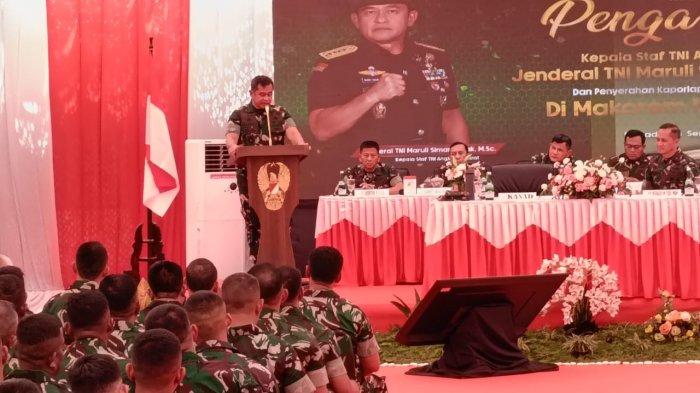 Kunjungi Makorem 131 Santiago Manado, KSAD Jendral Maruli Simanjuntak ...