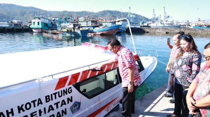 Warga Lembeh Sulawesi Utara Senang Ada Perahu Puskesmas Keliling, Baru Diluncurkan Wali Kota ...