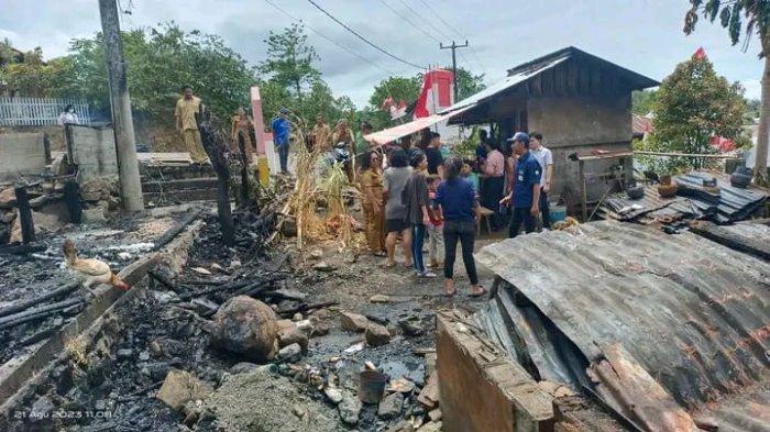 Penyebab Kebakaran di Waleo Minut Sulawesi Utara Masih Diselidiki, Pemadaman Sempat Terkendala ...