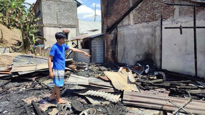 Satu Rumah Terbakar di Sumompo Manado Sulawesi Utara, Kerugian yang ...