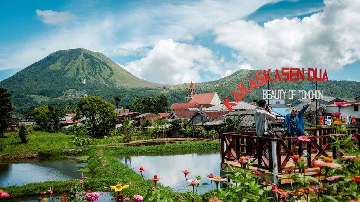 Keindahan Desa Wisata Kakaskasen Dua, Tomohon Utara, Tomohon, Sulawesi ...