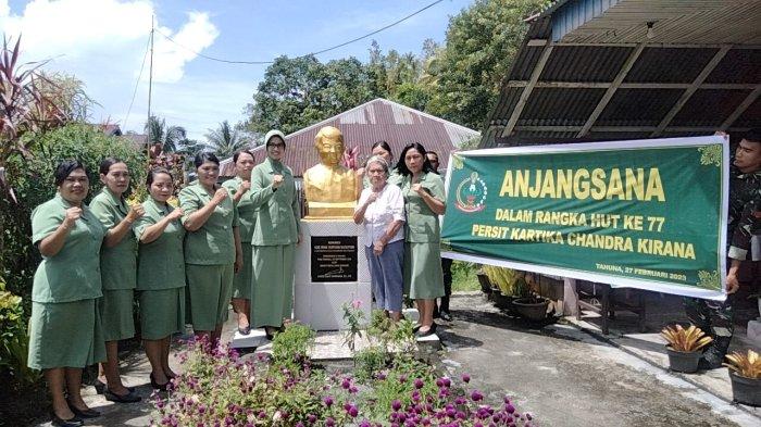 HUT ke-77, Persit Kartika Chandra Kirana Cabang Xlll Kodim 1301/Sangihe Gelar Anjangsana ...