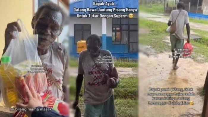 Kisah Haru Pak Ayub Lansia Papua, Berjuang Terjang Hujan demi Mie ...