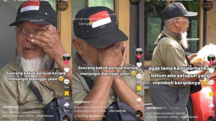 Kisah Kakek Usia 86 Tahun di Tasikmalaya, Menangis Jualannya Tak Laku ... Kisah Kakek Usia 86 Tahun di Tasikmalaya, Menangis Jualannya Tak Laku ...