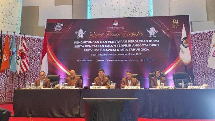 BREAKING NEWS: KPU Sulawesi Utara Tetapkan Perolehan Kursi Parpol untuk DPRD Sulut 2024-2029 ...