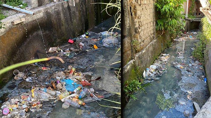 Tercium Bau Busuk dan Banyak Sampah di Selokan Area Pasar Bahu Manado ...