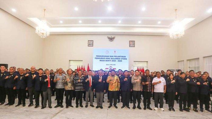 Susunan Pengurus KONI Sulawesi Utara Periode 2025-2029 - Tribunmanado.co.id