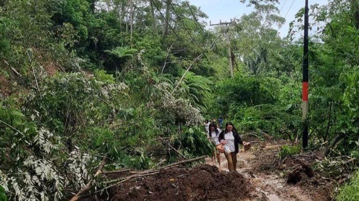 Jalan Rumengkor Suluan Minahasa Terputus Akibat Longsor - Tribunmanado ...