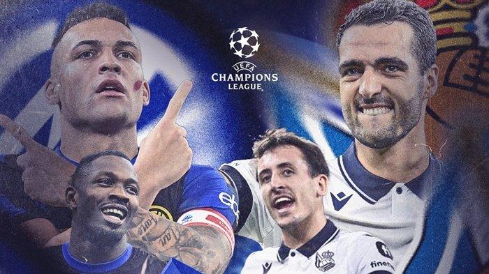 Link Live Streaming Inter Milan vs Real Sociedad, Akses Nonton Liga Champions Malam Ini, Klik ...