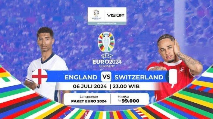 Masih Berlangsung Siaran Langsung Inggris vs Swiss EURO 2024, Klik Link ...