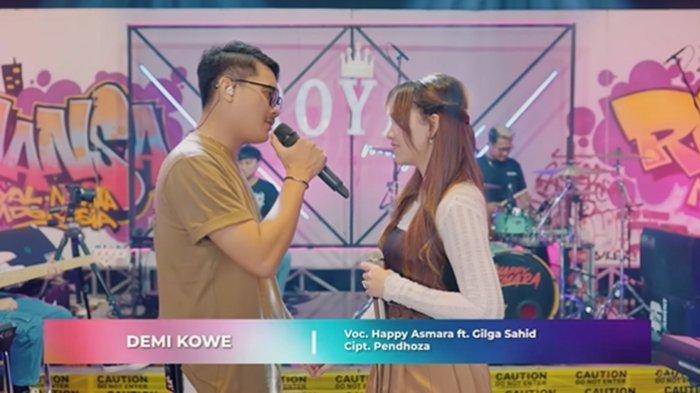Lirik Demi Kowe - Happy Asmara feat. Gilga Sahid - Tribunmanado.co.id