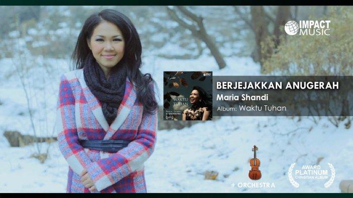 Lirik Lagu Berjejakan Anugerah - Maria Shandi - Tribunmanado.co.id