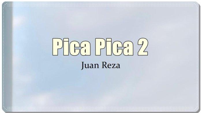 Lirik Lagu Pica Pica 2 - Juan Reza, Dong Bilang Nona Mau Goyang Sampe - Tribunmanado.co.id
