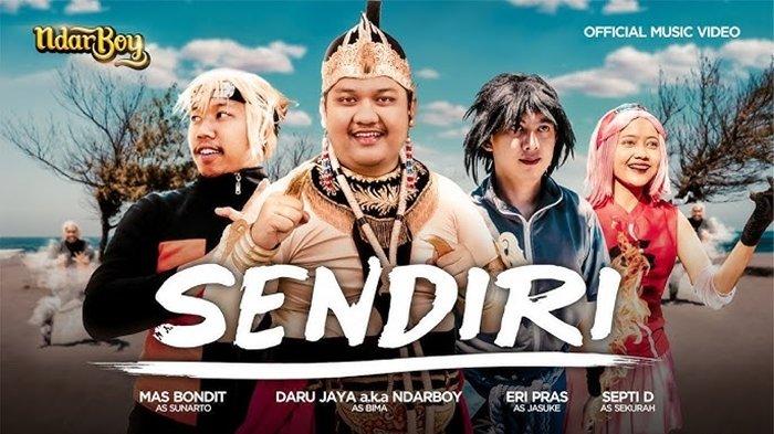 Lirik Lagu Sendiri - Ndarboy Genk - Tribunmanado.co.id