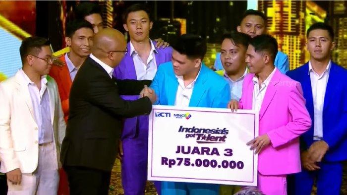 Major 9 Juara 3 Indonesia's Got Talent dan Dapat Hadiah Rp 75 Juta ...