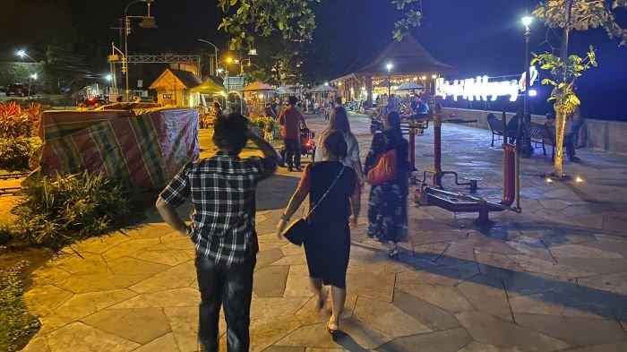 Potret Ratusan Warga Sulawesi Utara Padati Manado Beach Walk Manado ...