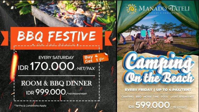 Camping On The Beach di Manado Tateli Resort and Convention ...