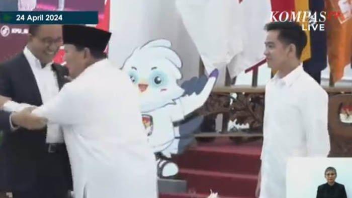 Momen Prabowo Gemas kepada Anies Sambil Tertawa: Senyum Anda Berat Sekali Saya Pernah di Posisi ...