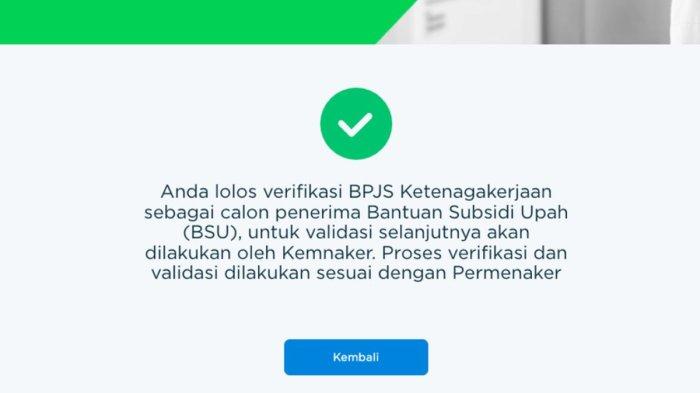 Ini 2 Tanda Lolos Verifikasi BSU 2025, Jadi Syarat Bagi Penerima Bantuan Rp 600 Ribu ...