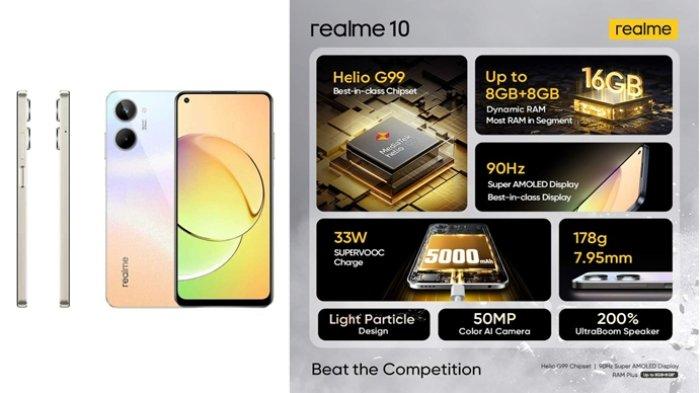 Spesifikasi dan Harga HP Realme 10, Layar Super AMOLED Hingga Resolusi ...