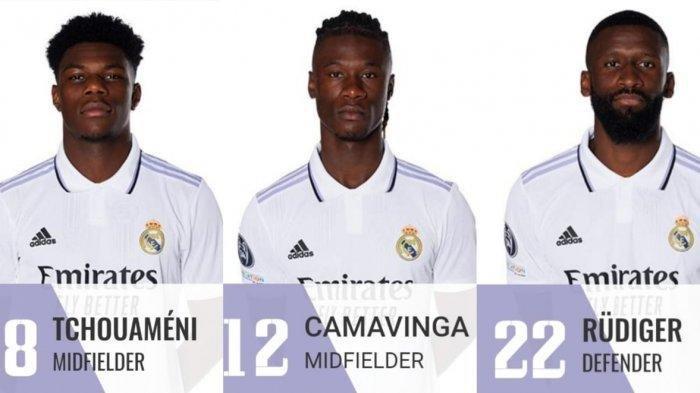 UPDATE Nomor Punggung Pemain Real Madrid Musim 2022/23, Camavinga Warisi Peninggalan Sang Kapten ...