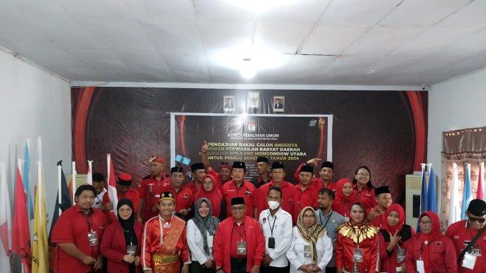 Bakal Caleg PDIP Daftar ke KPU Bolmut Sulawesi Utara, Berikut Nama-Namanya - Tribunmanado.co.id