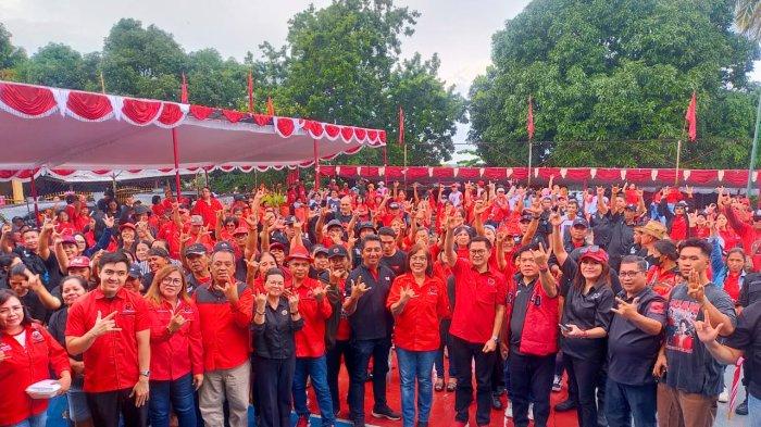 PDIP Segel Empat Kursi di Dapil Kalawat - Airmadidi, Minut, Sulawesi Utara - Tribunmanado.co.id