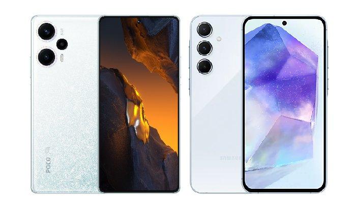 Perbandingan Spesifikasi dan Harga HP POCO F5 dan Samsung Galaxy A55 5G ...
