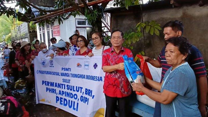 PSMTI Sulawesi Utara Bantu Korban Banjir di Manado - Tribunmanado.co.id