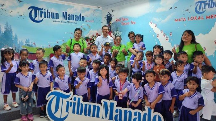 Kunjungi Kantor Tribun Manado, Paud Anugerah Tateli Senang Dapat ...